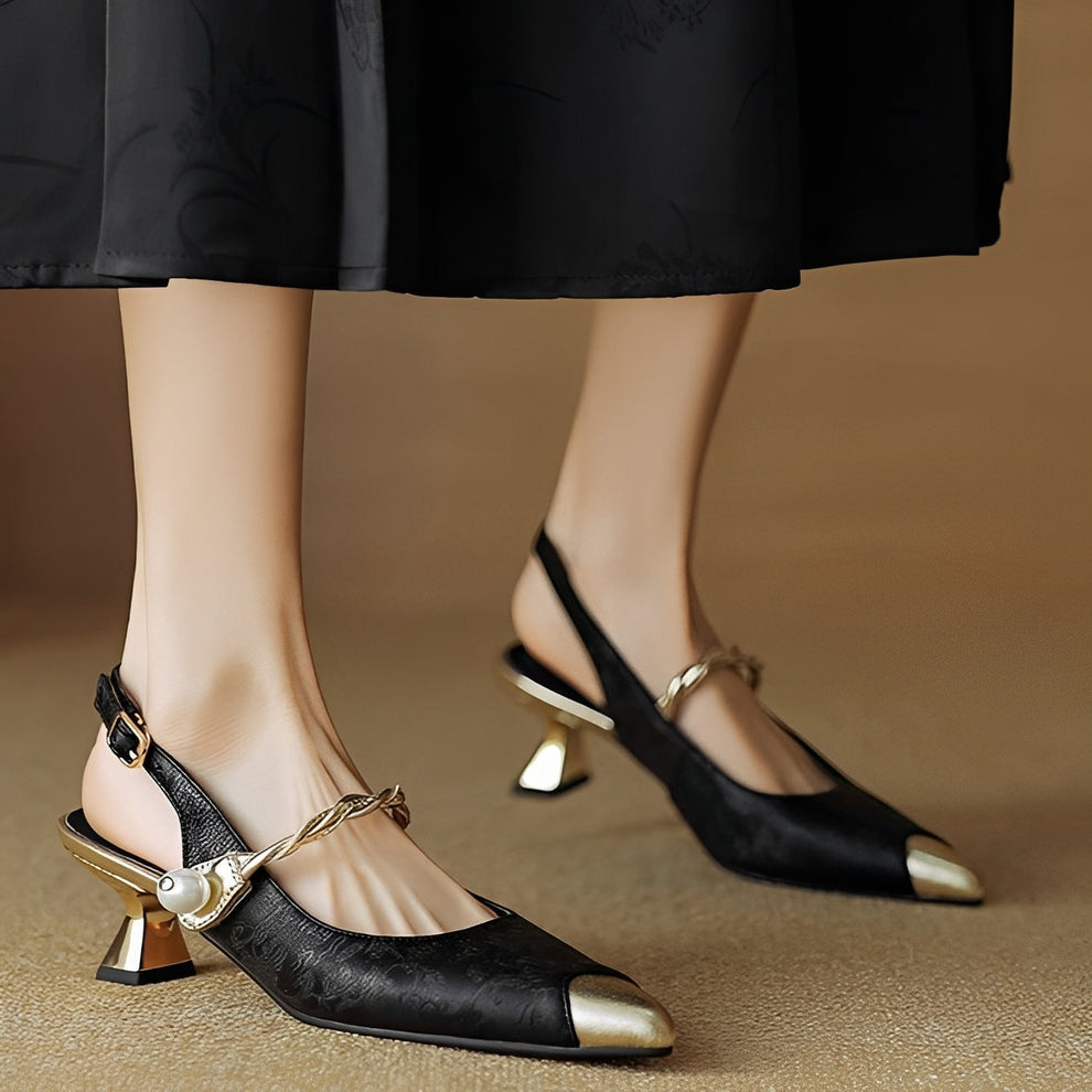 Maddie - Modern women's heeled sandals – Stellara.pl